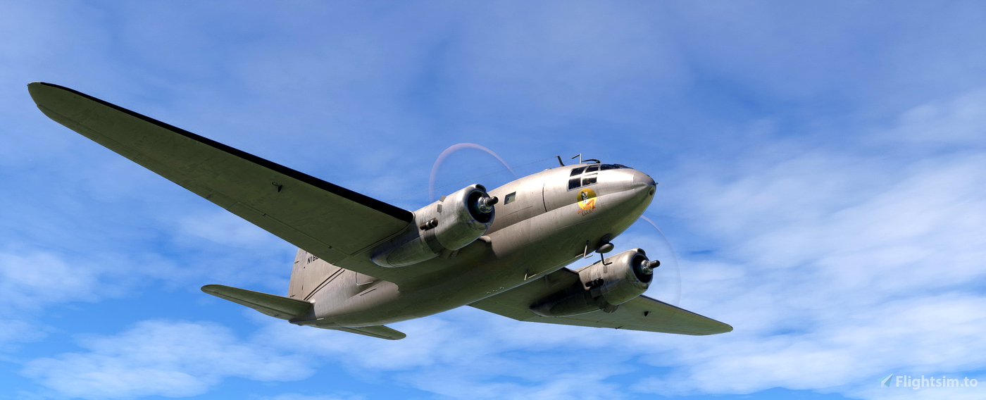 Curtiss Commando Evert Air Fuel N1822M 'Salmon Ella' for Microsoft ...