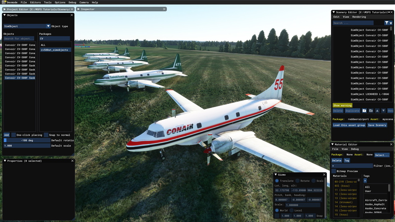 CV-580 Air Tanker SimObjects (Conair & Gov of Saskatchewan) for ...