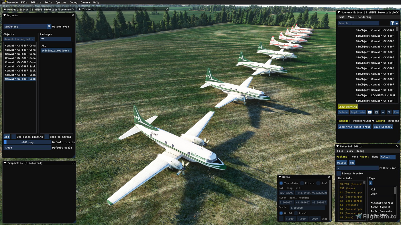 CV-580 Air Tanker SimObjects (Conair & Gov of Saskatchewan) for ...