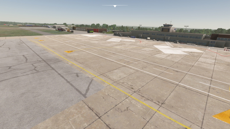 CYFC Fredericton airport for Microsoft Flight Simulator | MSFS