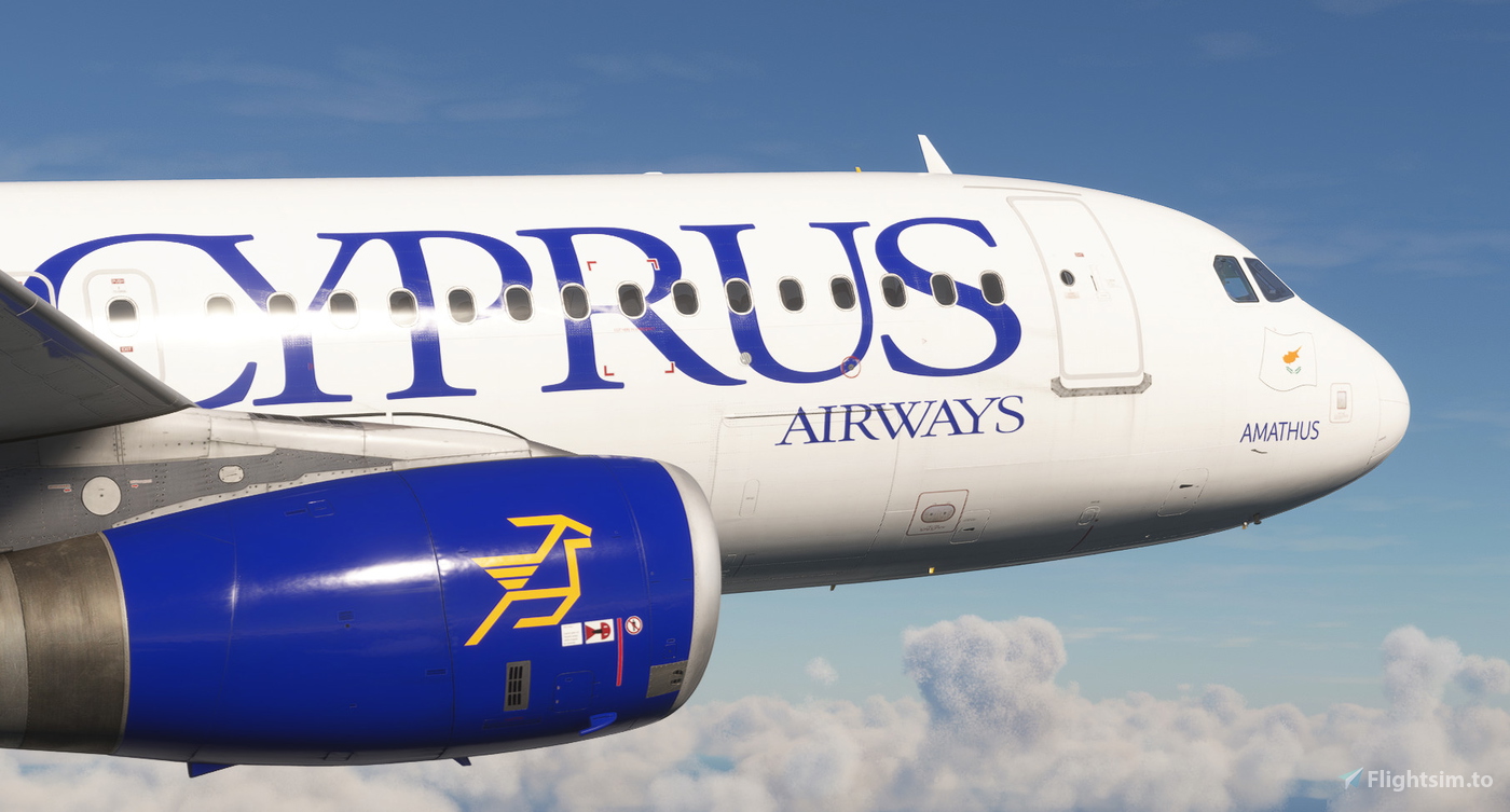 Cyprus Airways 5B-DCJ 'Amathus' (Mouflon Livery) | Fenix A320 IAE (V2B2 ...