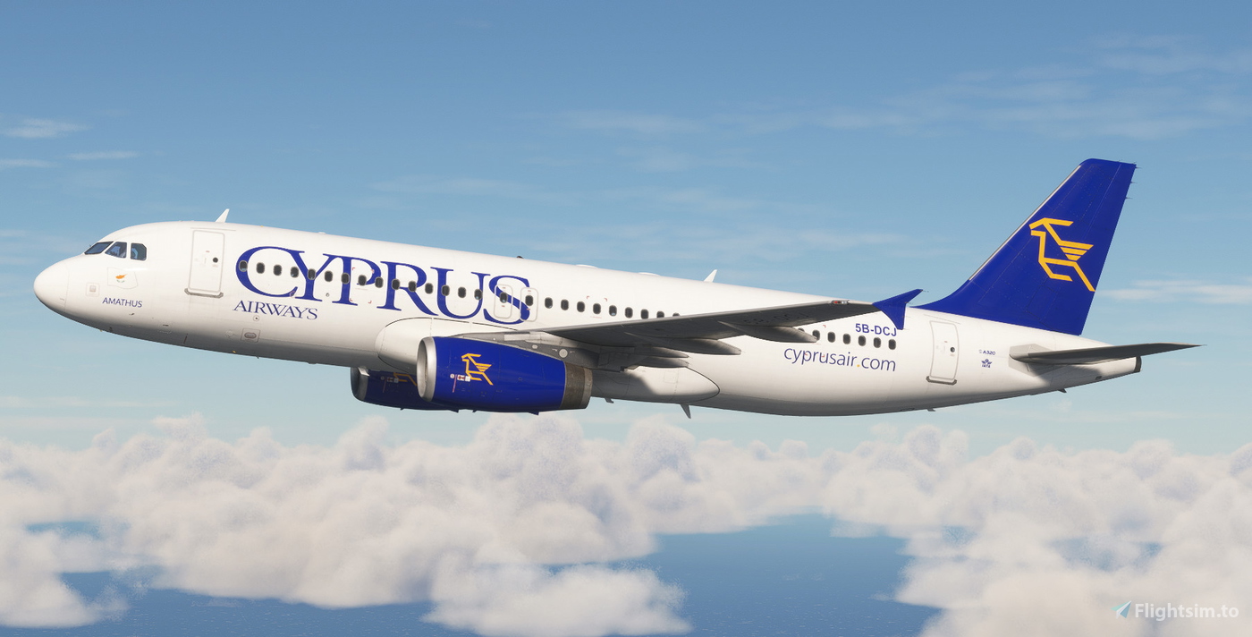 Cyprus Airways 5B-DCJ 'Amathus' (Mouflon Livery) | Fenix A320 IAE (V2B2 ...