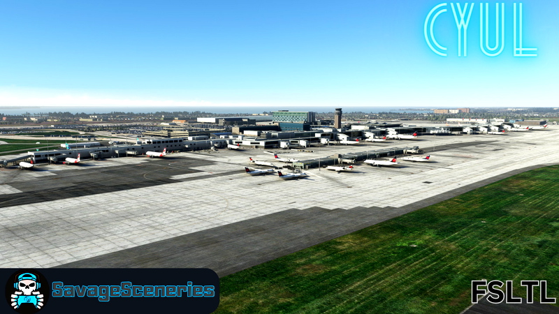 CYUL FSLTL Static Aircraft for Microsoft Flight Simulator | MSFS