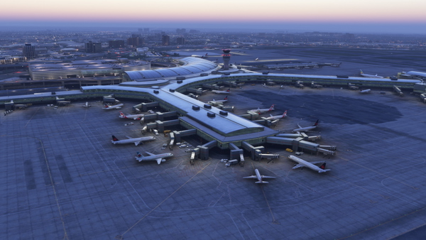 RJTT Tokyo Haneda FSLTL Static Aircraft for Microsoft Flight Simulator ...