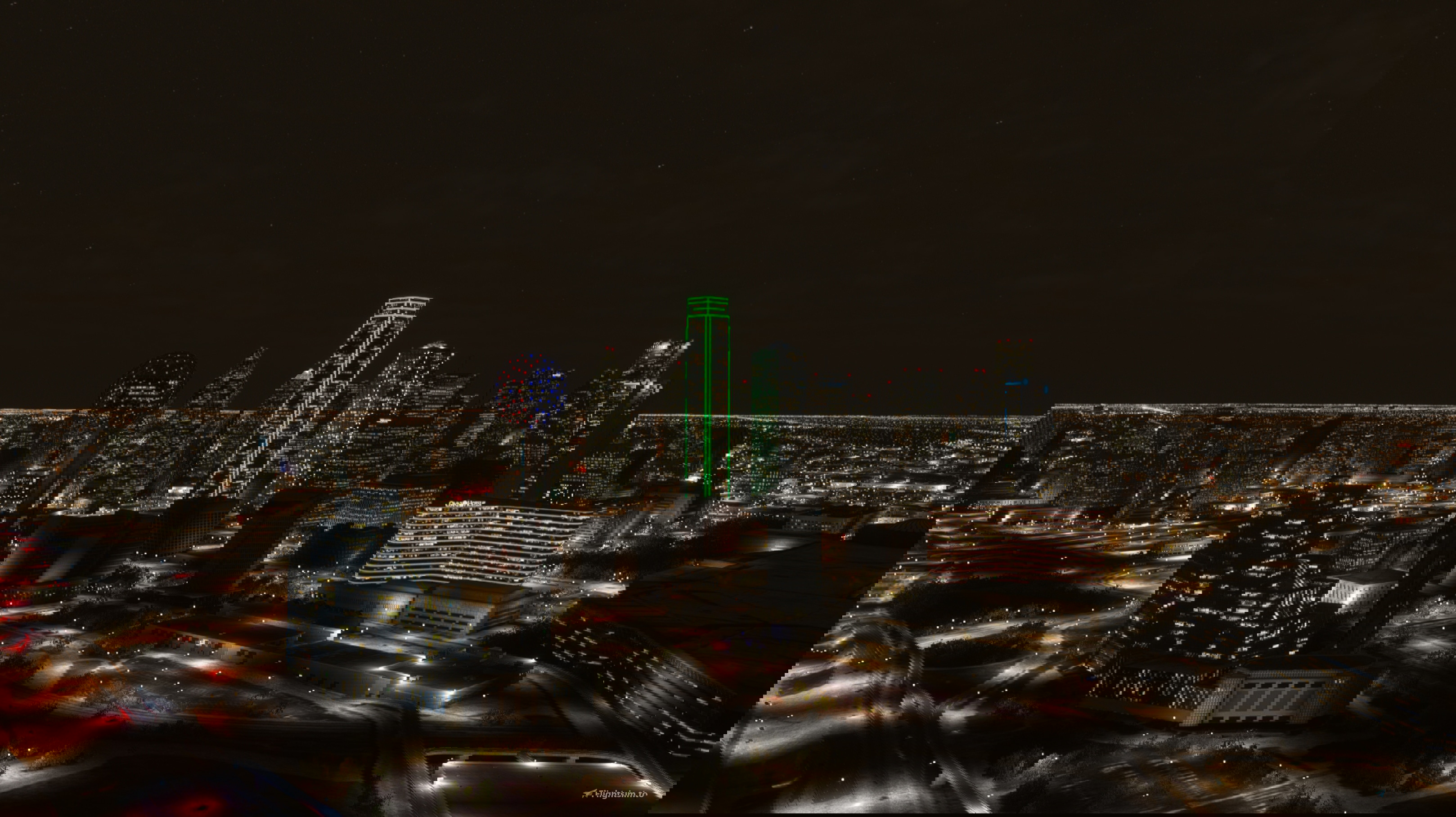 SamScene3D - Dallas Modern City for Microsoft Flight Simulator | MSFS