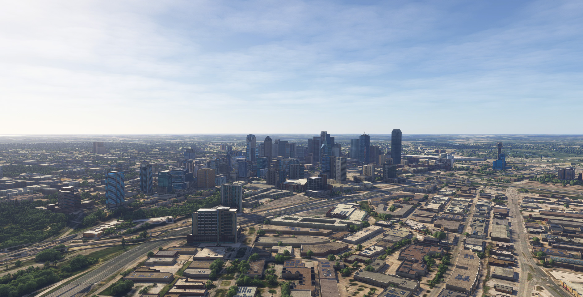 SamScene3D - Dallas Modern City for Microsoft Flight Simulator | MSFS