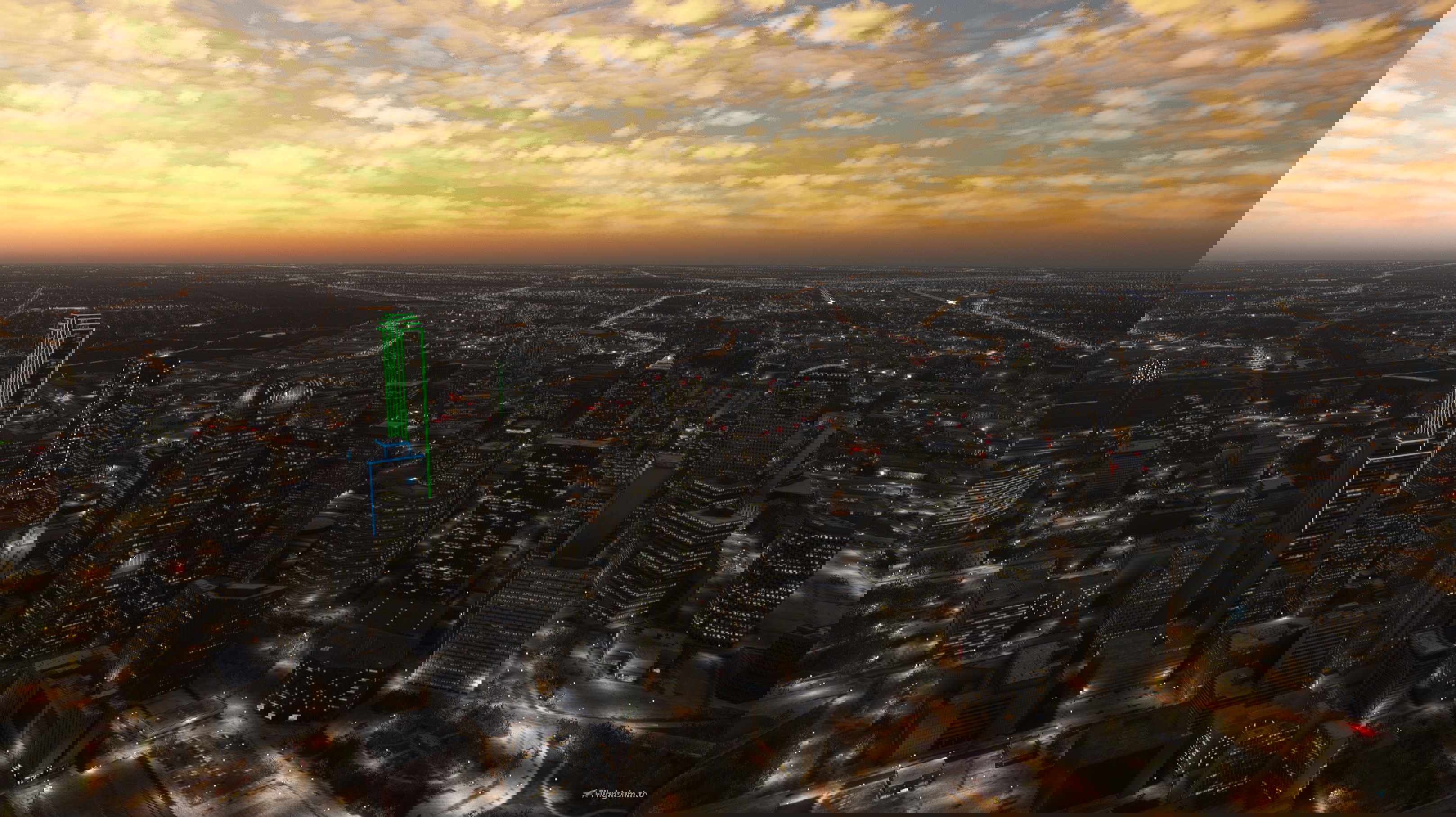 SamScene3D - Dallas Modern City for Microsoft Flight Simulator | MSFS