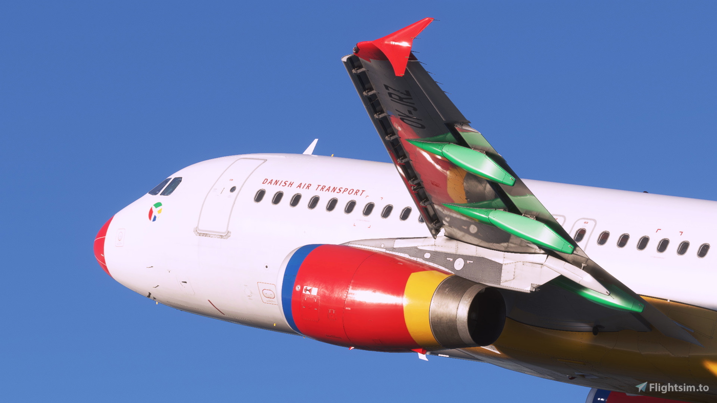 Danish Air Transport (DAT) | Fleet Pack | Fenixsim A320 [8K] for ...