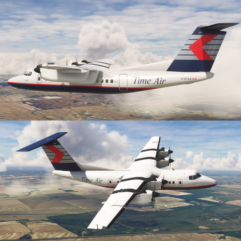 Dash 7 Time Air for Microsoft Flight Simulator | MSFS