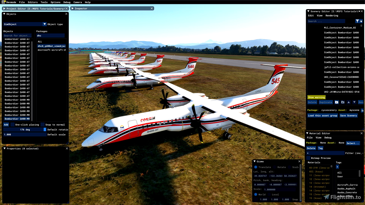 Dash 8-400 AT/MRE SimObject for Microsoft Flight Simulator | MSFS