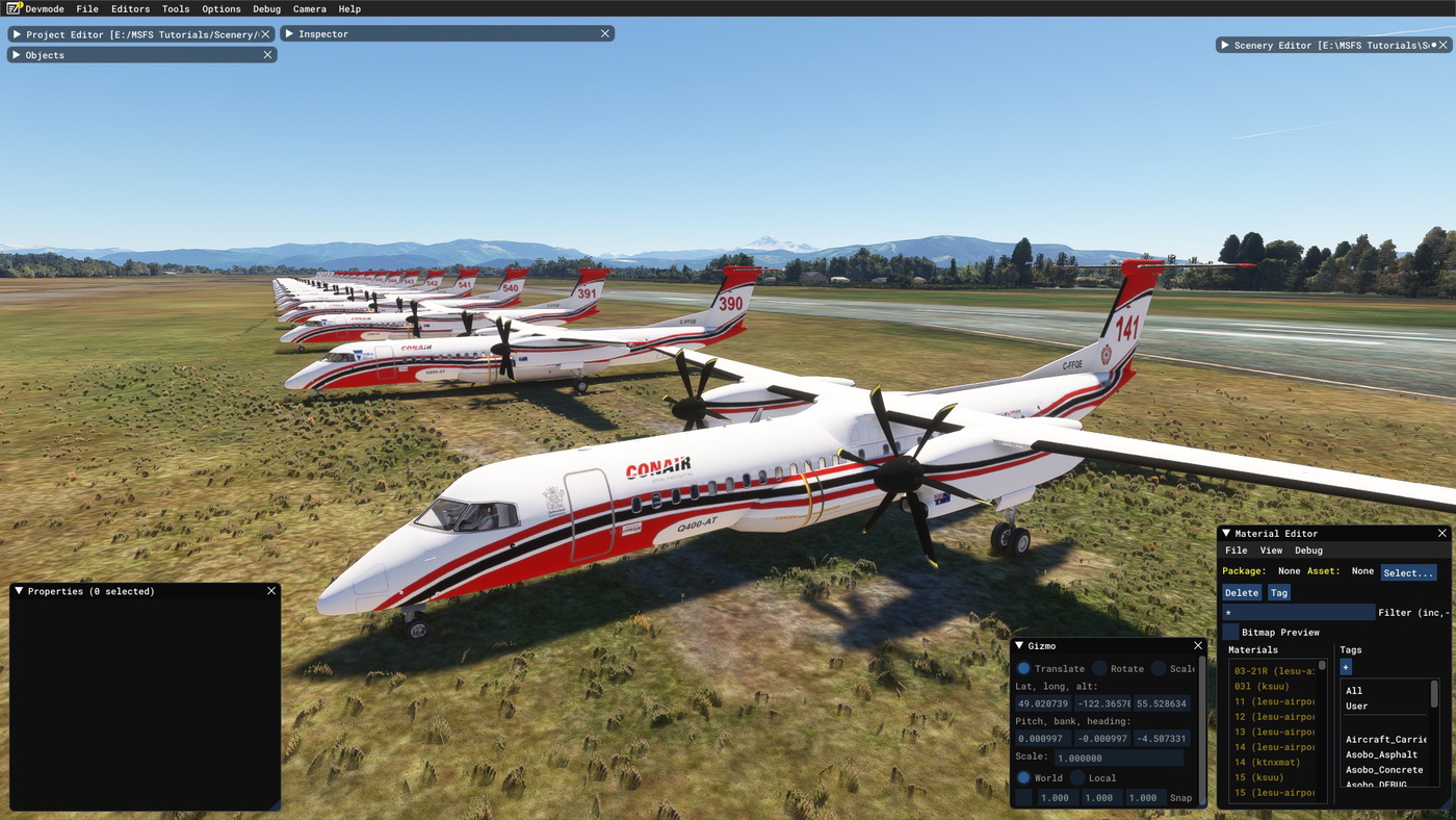 Dash 8-400 AT/MRE Static Aircraft for Microsoft Flight Simulator | MSFS
