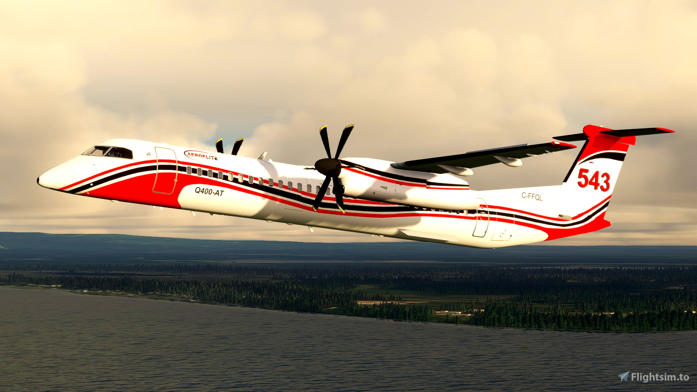 Dash 8-Q400-AT Aeroflite Livery Package for Microsoft Flight Simulator ...