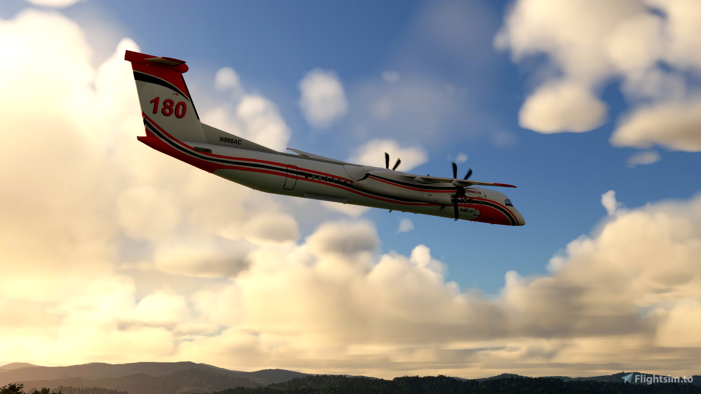 Dash 8-Q400-AT Aeroflite Livery Package for Microsoft Flight Simulator ...