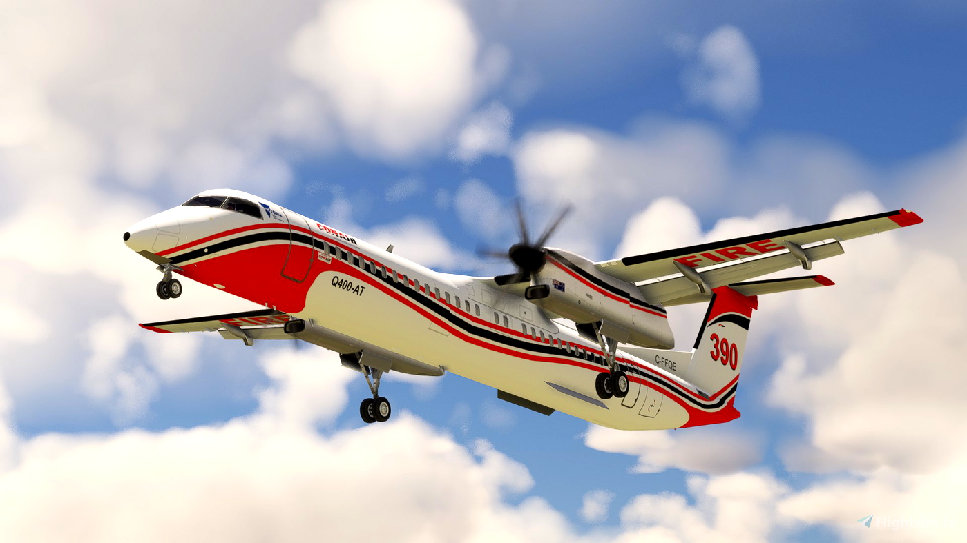 Dash 8-Q400-AT Conair Australia Livery Package for Microsoft Flight ...