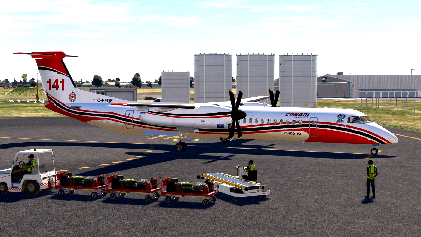 Dash 8-Q400-AT Conair Australia Livery Package for Microsoft Flight ...