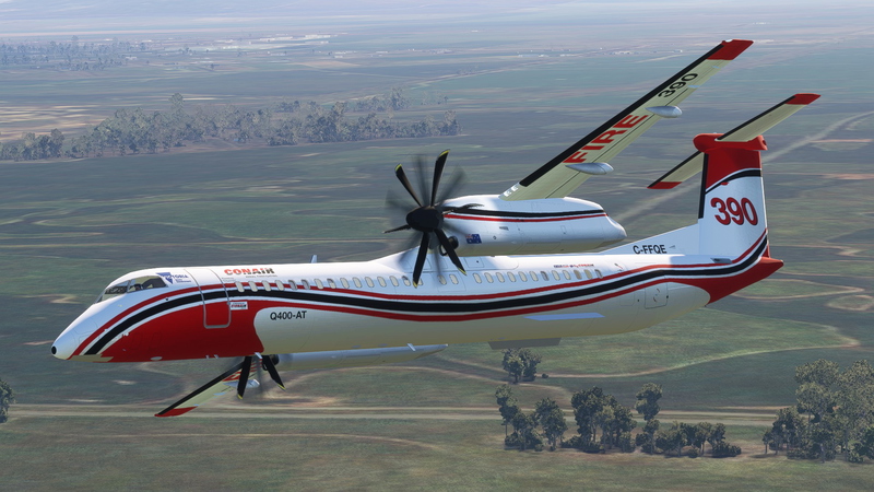 Dash 8-Q400-AT Conair Australia Livery Package for Microsoft Flight ...