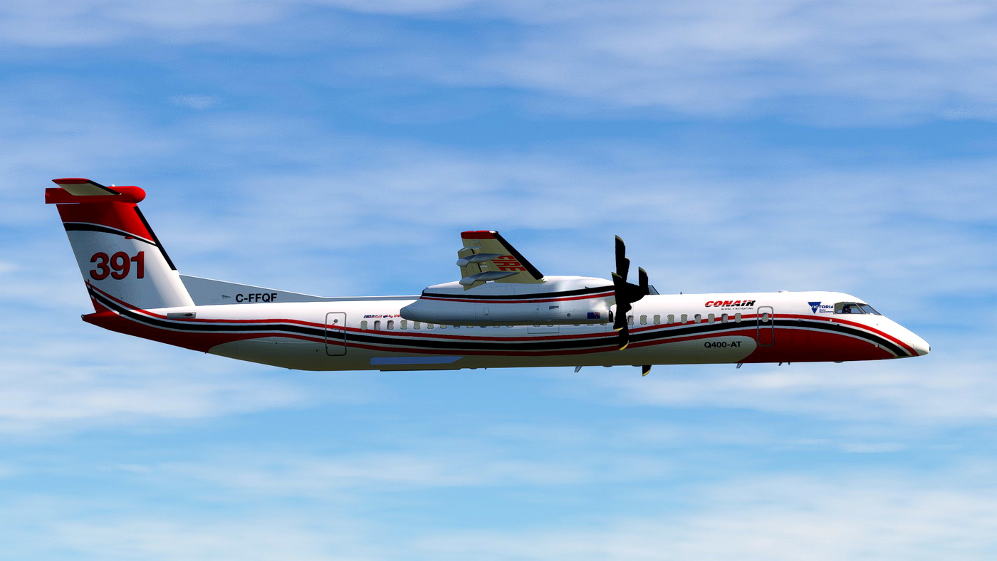 Dash 8-Q400-AT Conair Australia Livery Package for Microsoft Flight ...