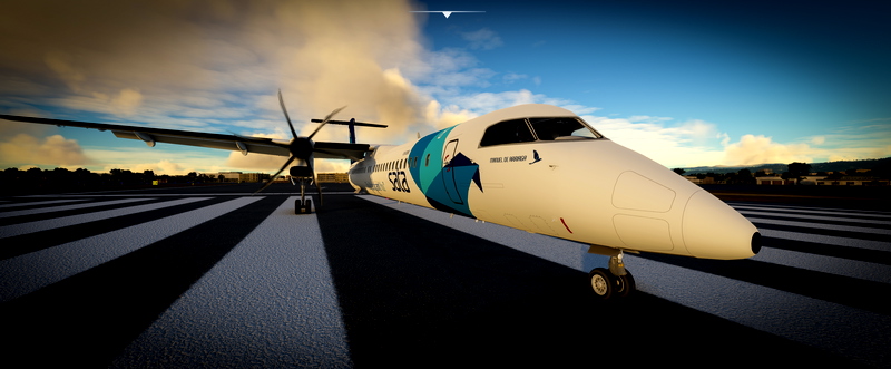 Dash-8 Q400 SATA Azores (4K) for Microsoft Flight Simulator | MSFS