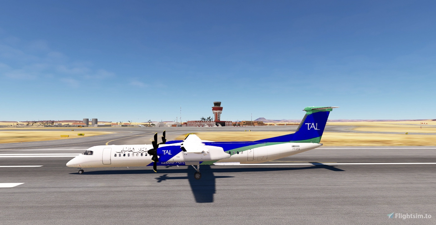 Dash-8-Q400-TASSILI AIRLINES -7TVCL for Microsoft Flight Simulator | MSFS