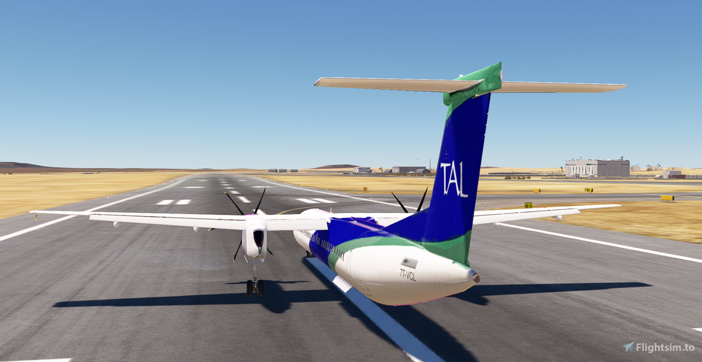 Dash-8-Q400-TASSILI AIRLINES -7TVCL for Microsoft Flight Simulator | MSFS