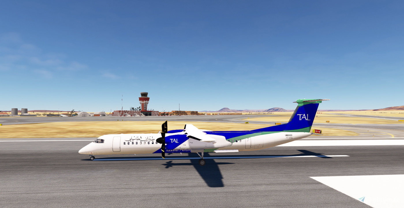 Dash-8-Q400-TASSILI AIRLINES -7TVCL for Microsoft Flight Simulator | MSFS