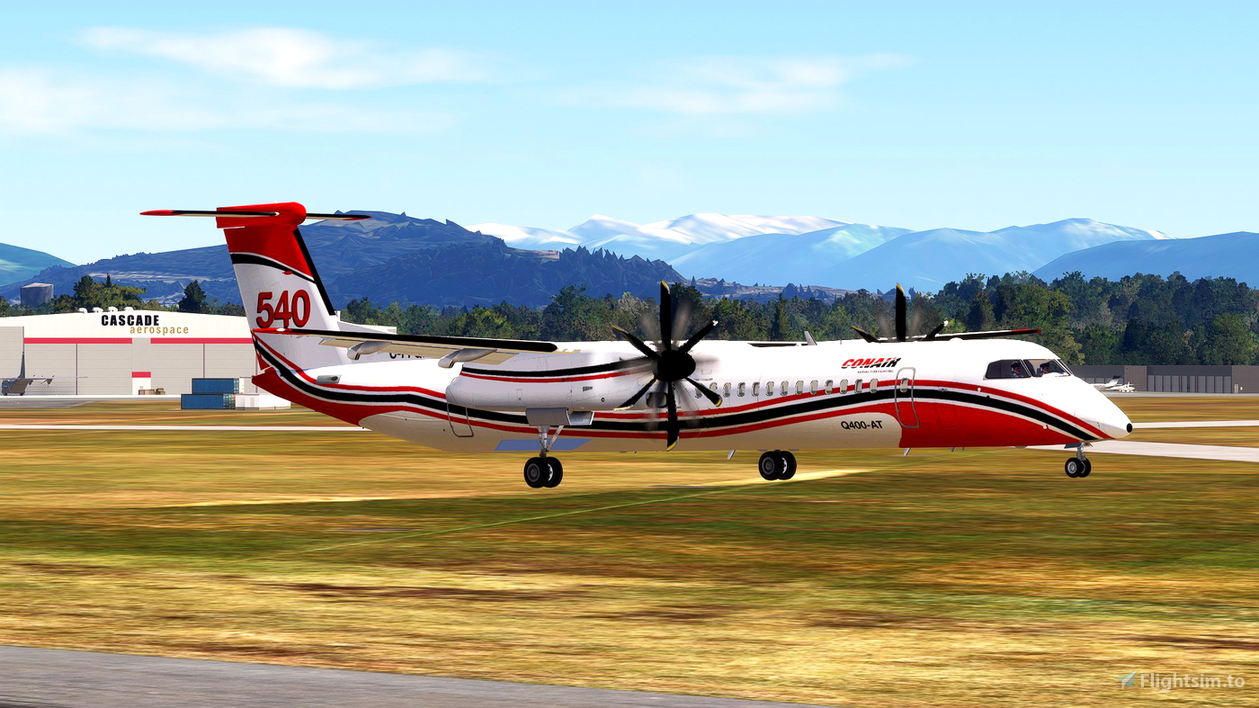 Dash 8-Q400-AT Conair Group Livery Package のために Microsoft Flight ...