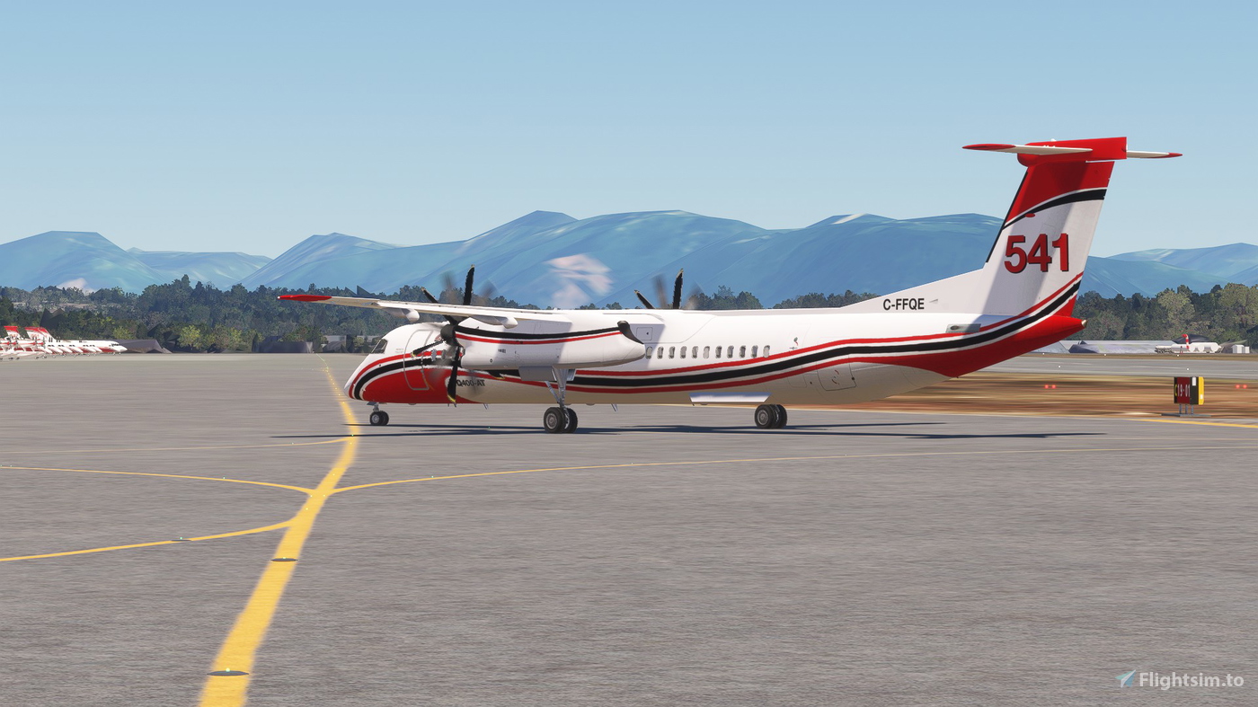 Dash 8-Q400-AT Conair Group Livery Package for Microsoft Flight ...