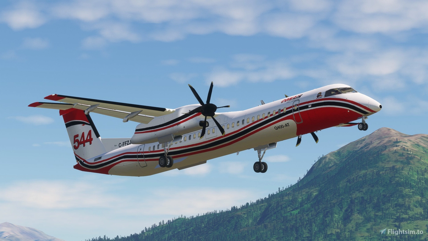 Dash 8-Q400-AT Conair Group Livery Package for Microsoft Flight ...