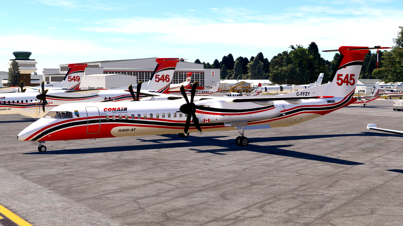Dash 8-Q400-AT Conair Group Livery Package for Microsoft Flight ...