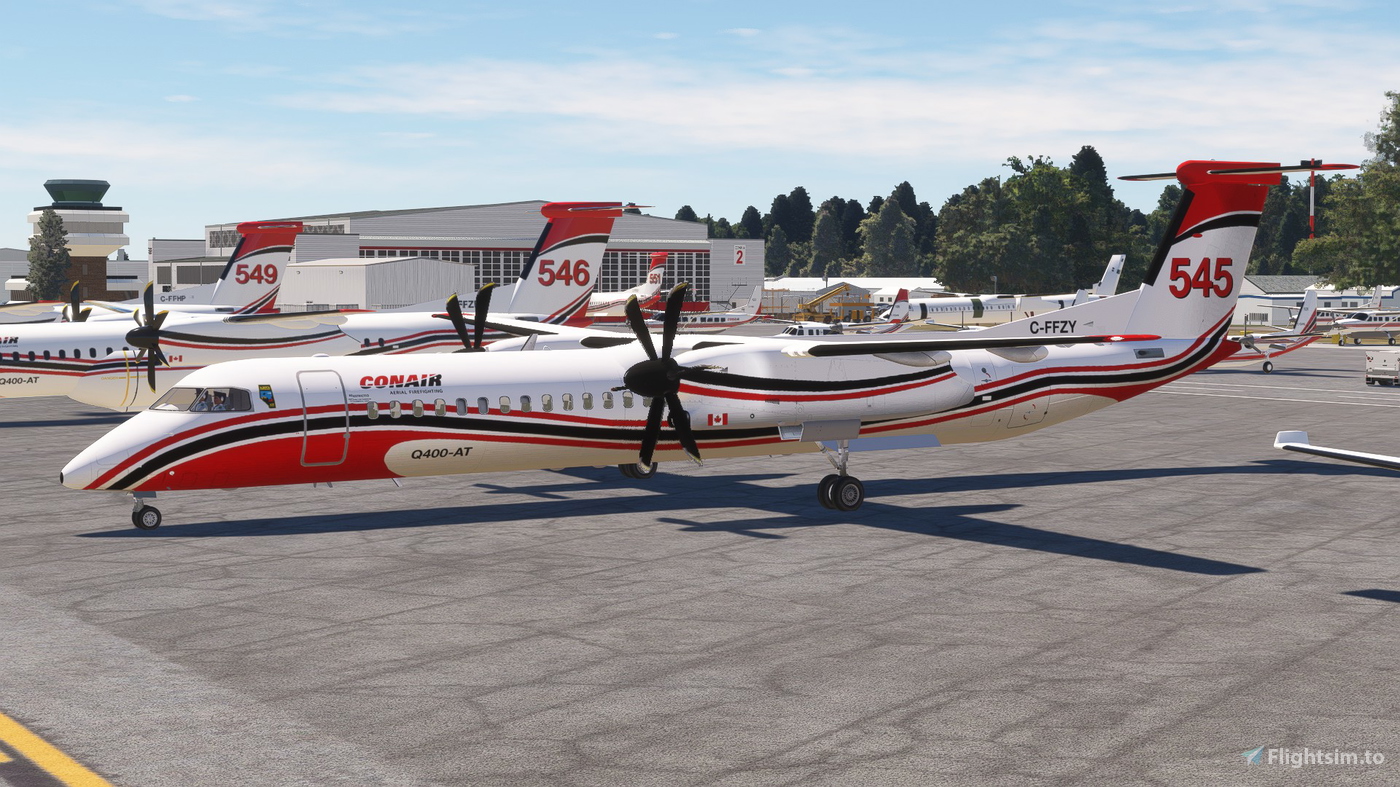 Dash 8-Q400-AT Conair Group Livery Package for Microsoft Flight ...