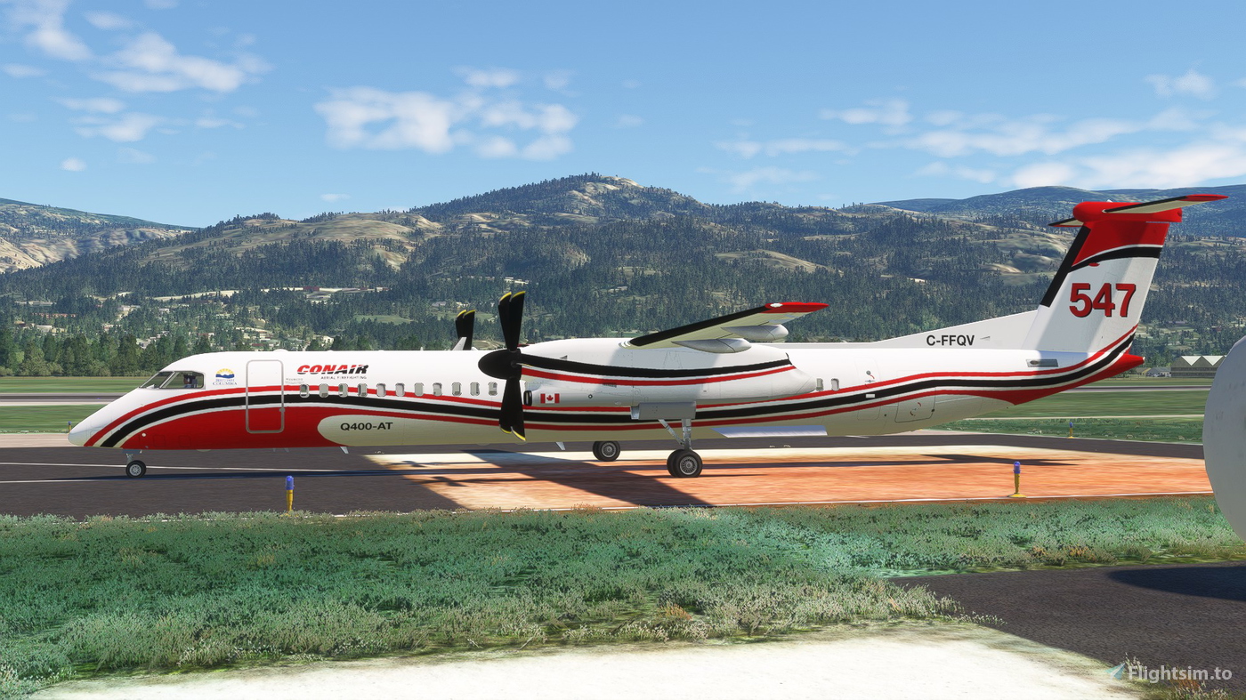 Dash 8-Q400-AT Conair Group Livery Package for Microsoft Flight ...