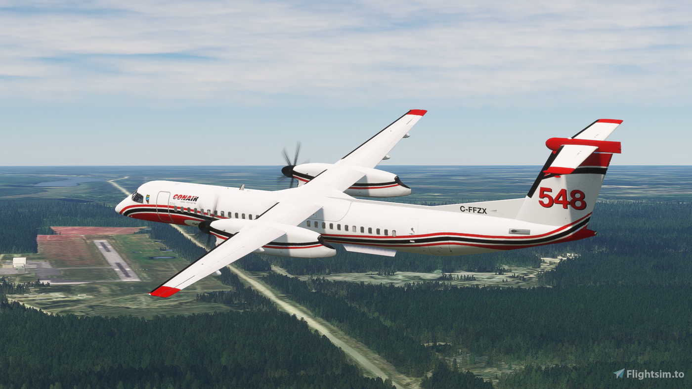 Dash 8-Q400-AT Conair Group Livery Package for Microsoft Flight ...