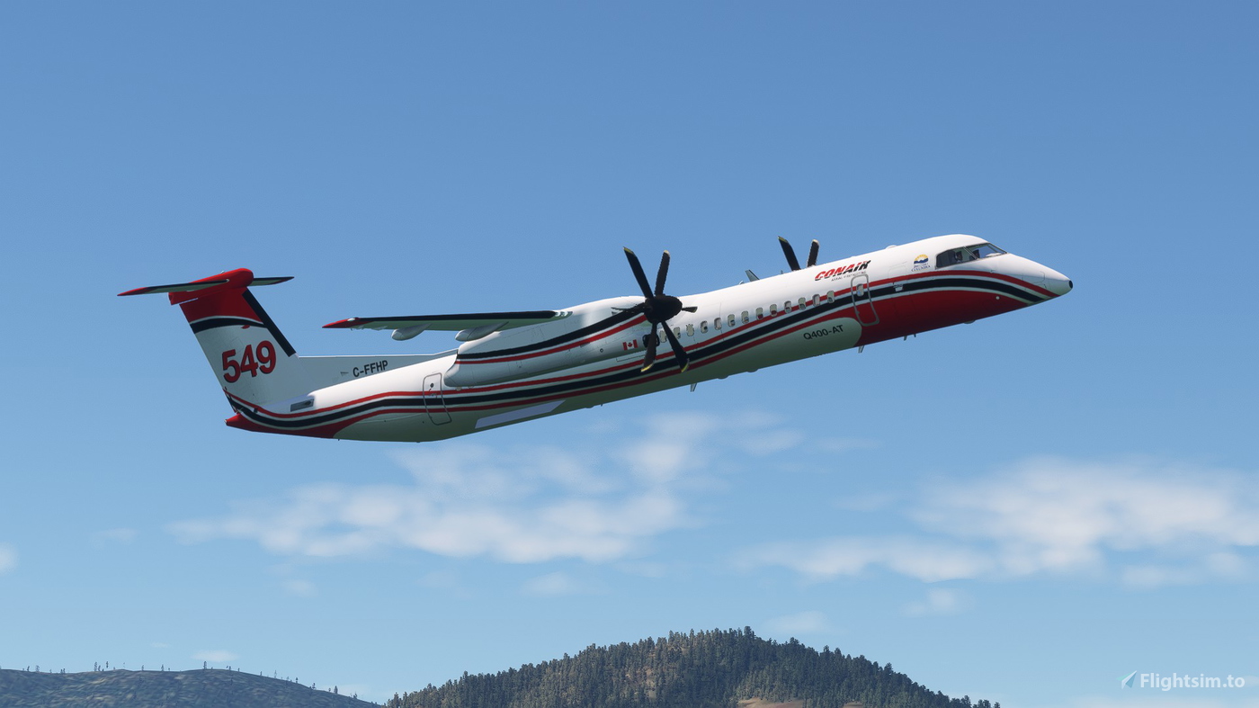 Dash 8-Q400-AT Conair Group Livery Package for Microsoft Flight ...