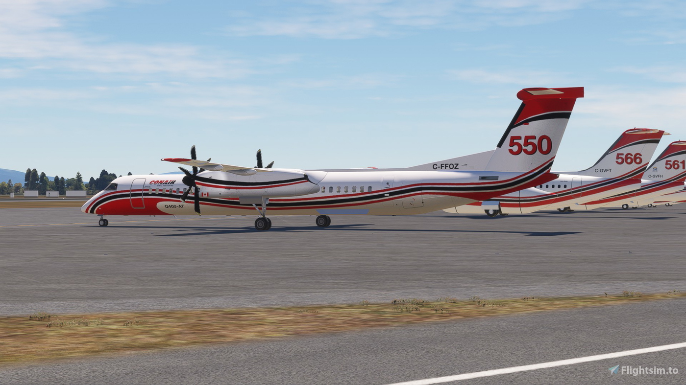 Dash 8-Q400-AT Conair Group Livery Package for Microsoft Flight ...