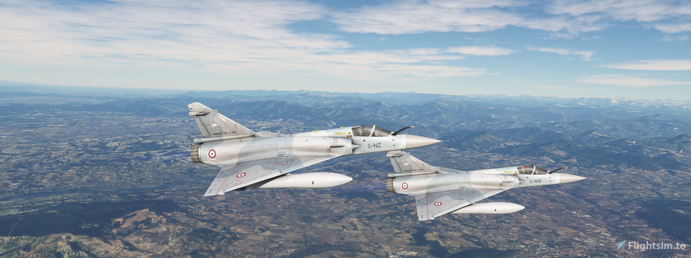 Dassault Mirage 2000 Chevaliers du Ciel for Microsoft Flight Simulator ...