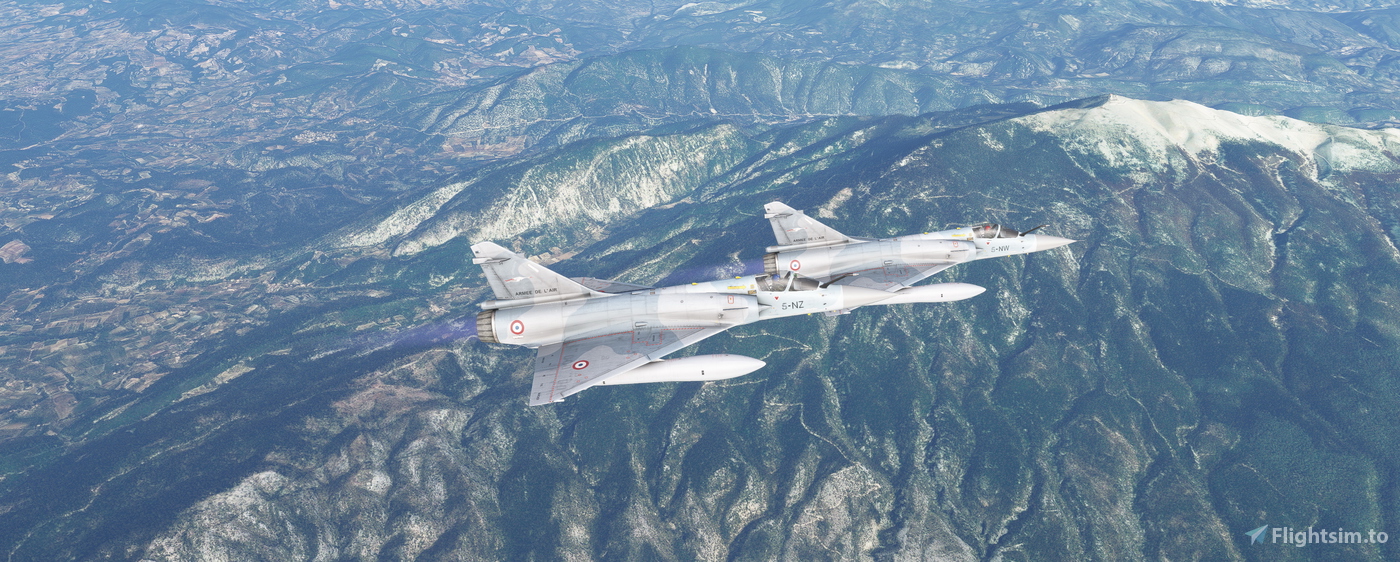 Dassault Mirage 2000 Chevaliers du Ciel for Microsoft Flight Simulator ...