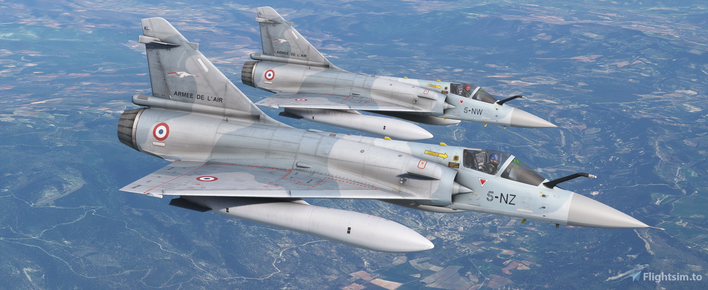 Dassault Mirage 2000 Chevaliers du Ciel for Microsoft Flight Simulator ...