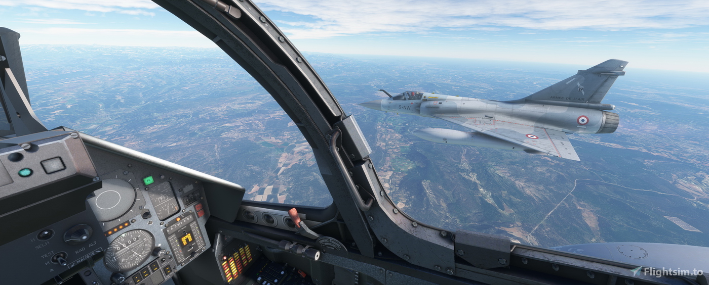 Dassault Mirage 2000 Chevaliers du Ciel for Microsoft Flight Simulator ...