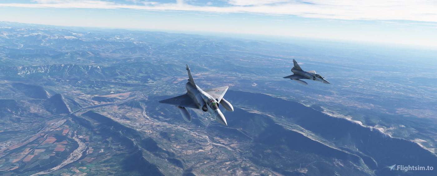 Dassault Mirage 2000 Chevaliers du Ciel for Microsoft Flight Simulator ...