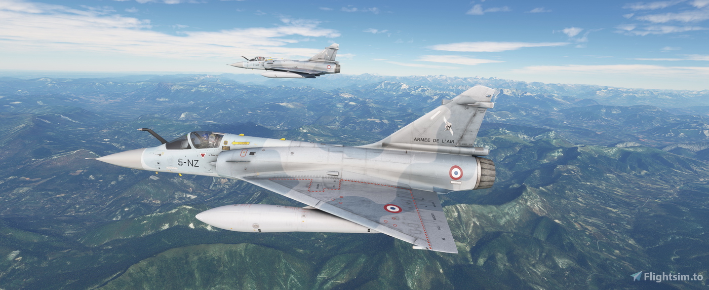 Dassault Mirage 2000 Chevaliers du Ciel for Microsoft Flight Simulator ...