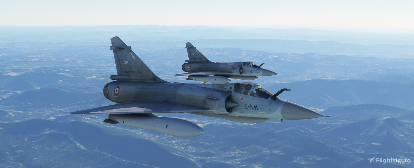 Dassault Mirage 2000 Chevaliers du Ciel for Microsoft Flight Simulator ...