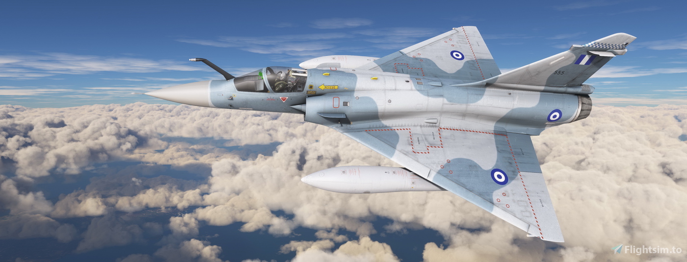 Dassault Mirage 2000 Hellenic Airforce #239 & #555 for Microsoft Flight ...