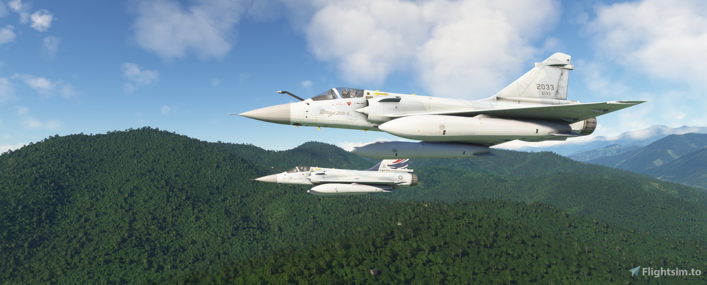 Dassault Mirage 2000 ROCAF #2020 & #2033 for Microsoft Flight Simulator ...