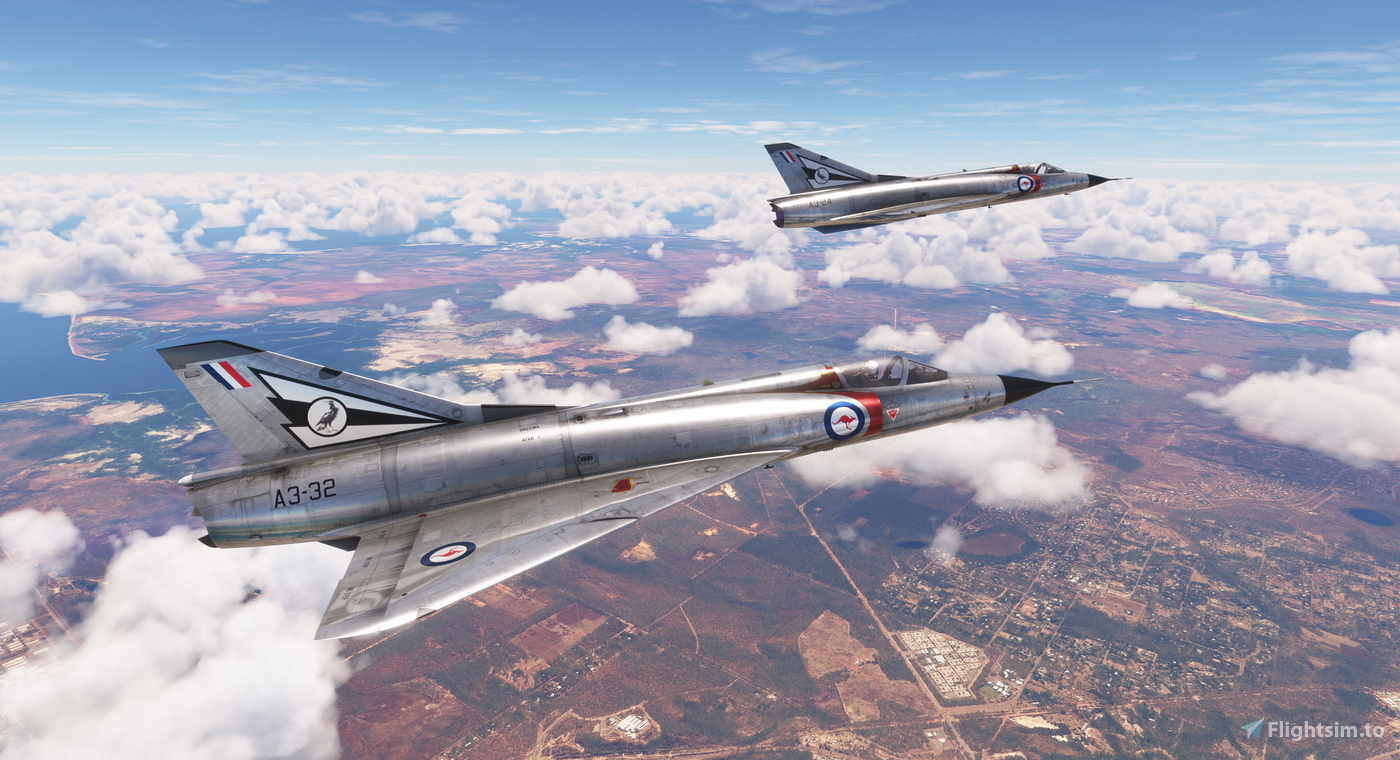 Dassault Mirage IIIO RAAF 75 squadron A3-24 & A3-32 for Microsoft ...