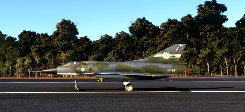 Dassault Mirage IIIO RAAF No. 77 Squadron A3-44 for Microsoft Flight ...