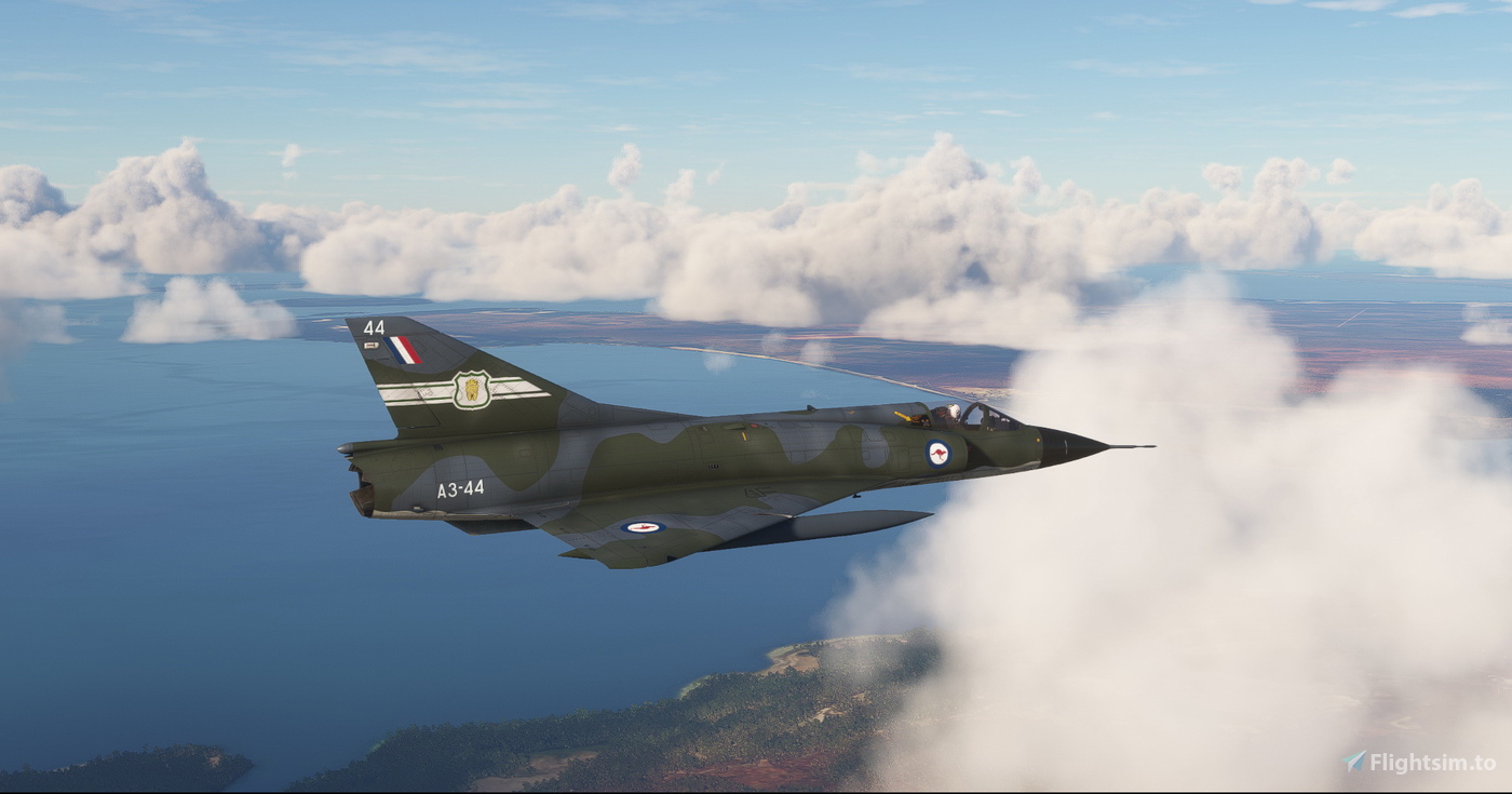Dassault Mirage IIIO RAAF No. 77 Squadron A3-44 for Microsoft Flight ...