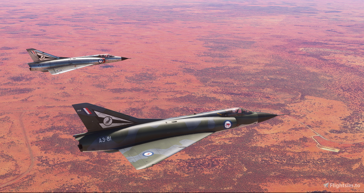 Dassault Mirage IIIO RAAF No.75 Sqn A3-81 for Microsoft Flight ...