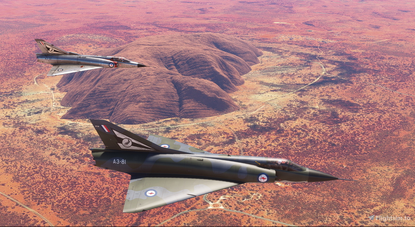 Dassault Mirage IIIO RAAF No.75 Sqn A3-81 pour Microsoft Flight ...