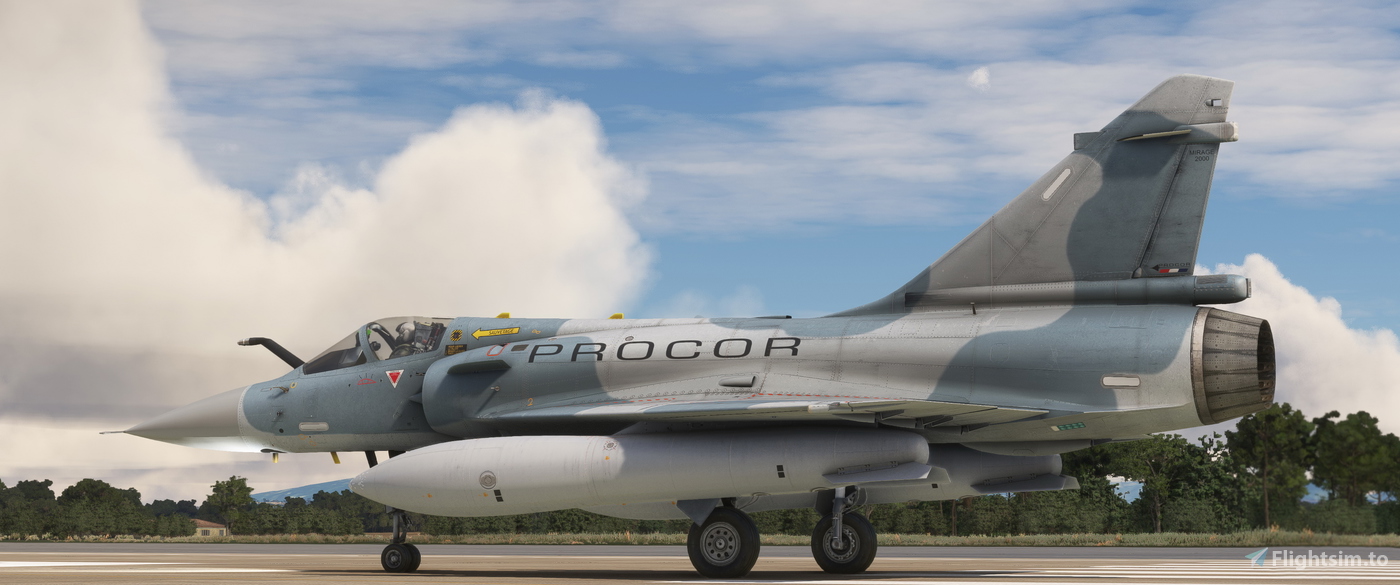 Dassault Mirage 2000 PROCOR for Microsoft Flight Simulator | MSFS