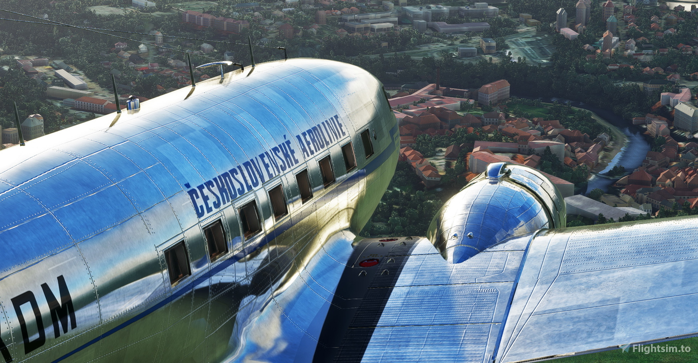 Douglas DC-3 - CSA České Aerolinie for Microsoft Flight Simulator | MSFS